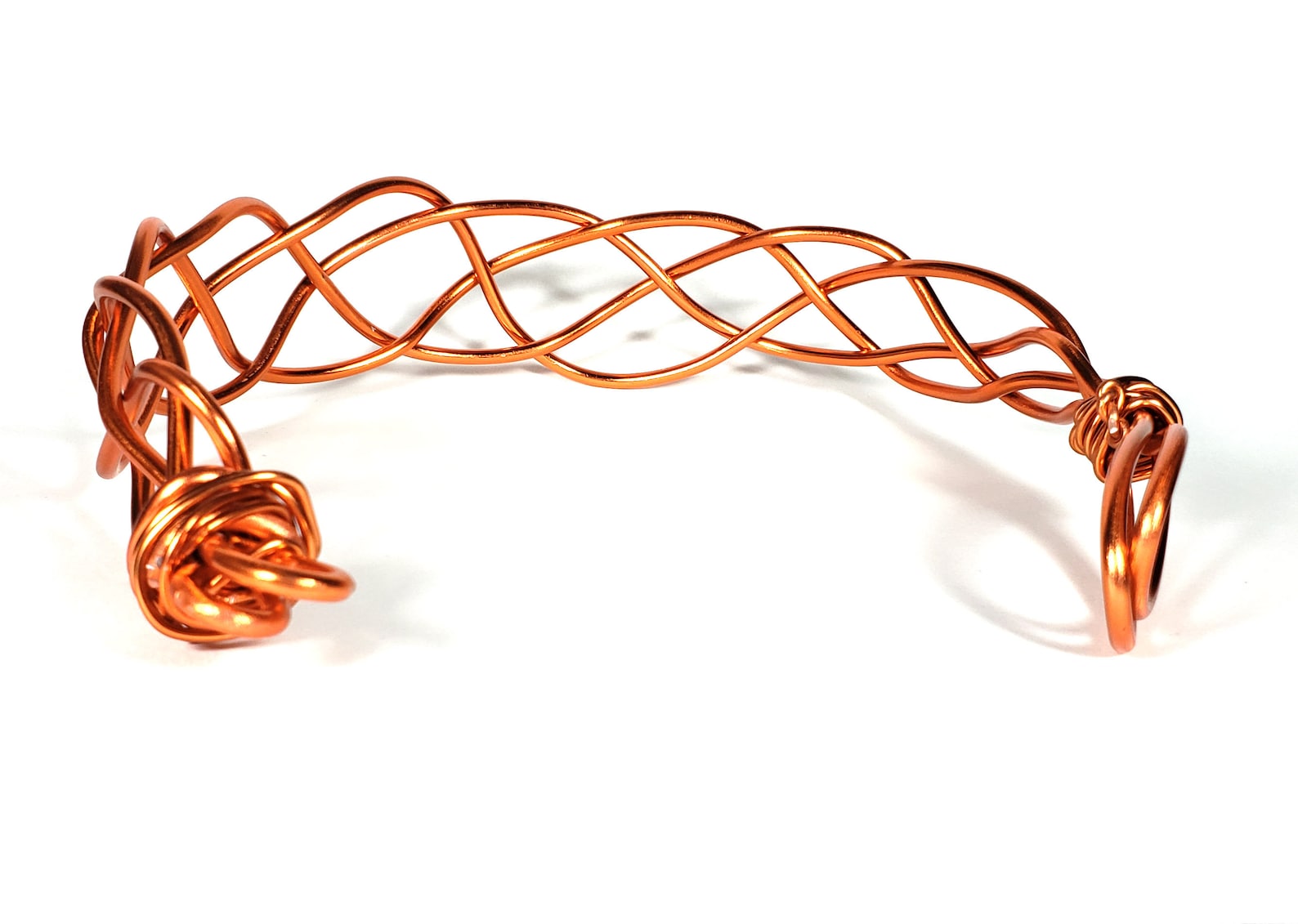 Big Braided Copper Crown Big Quadbraid Metal Crown - Etsy