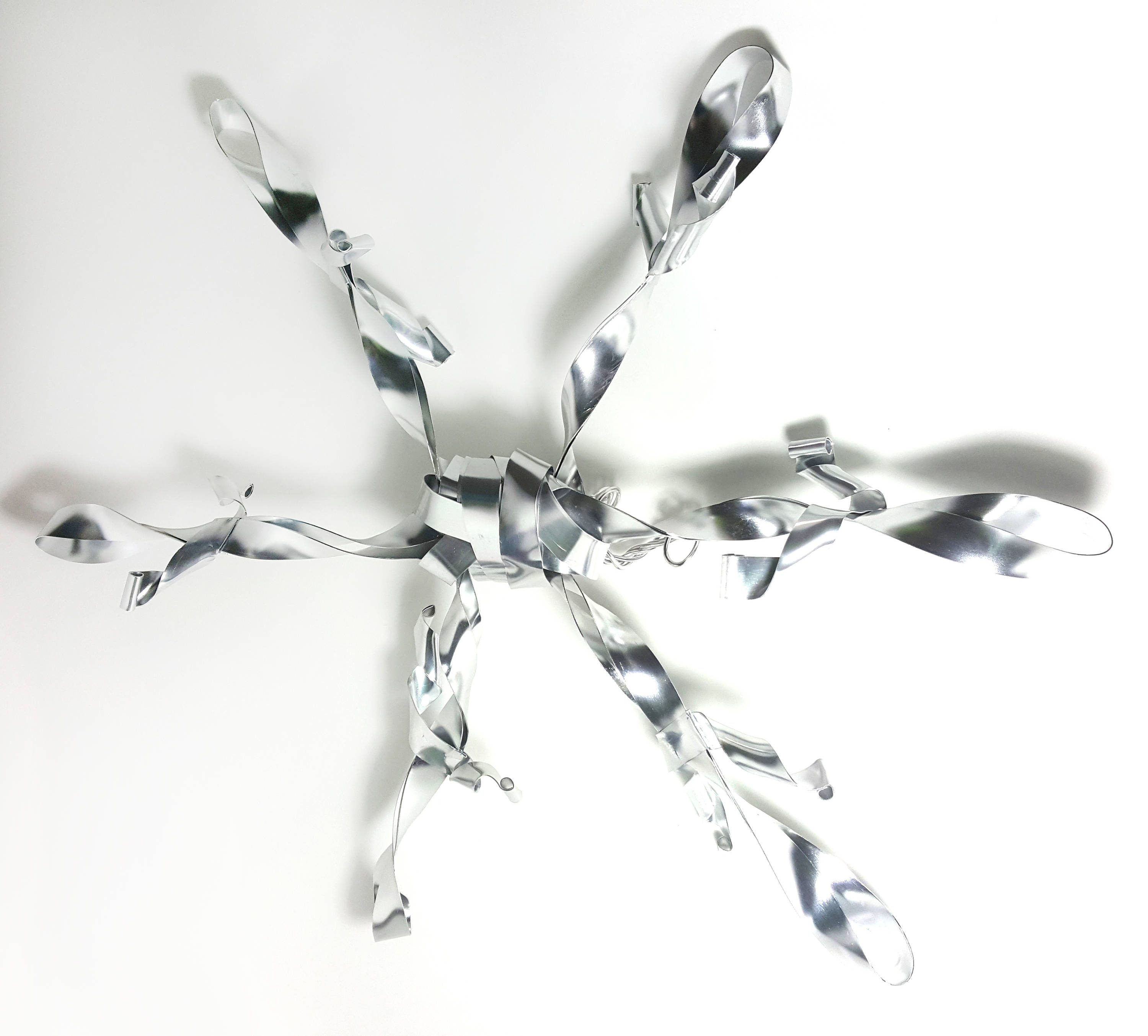 XL Silver Snowflake Tree Topper - Extra Large Classic Metal Handmade ...