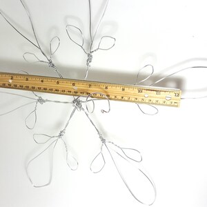 Giant Silver Wire Snowflake Tree Topper Big Wire Christmas - Etsy