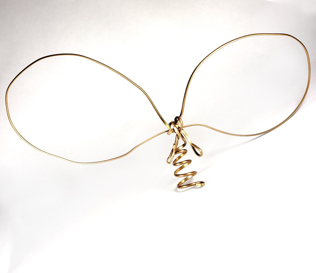 Giant Brass Bow Tree Topper- Solid Brass Wire Handmade Metal Tree ...