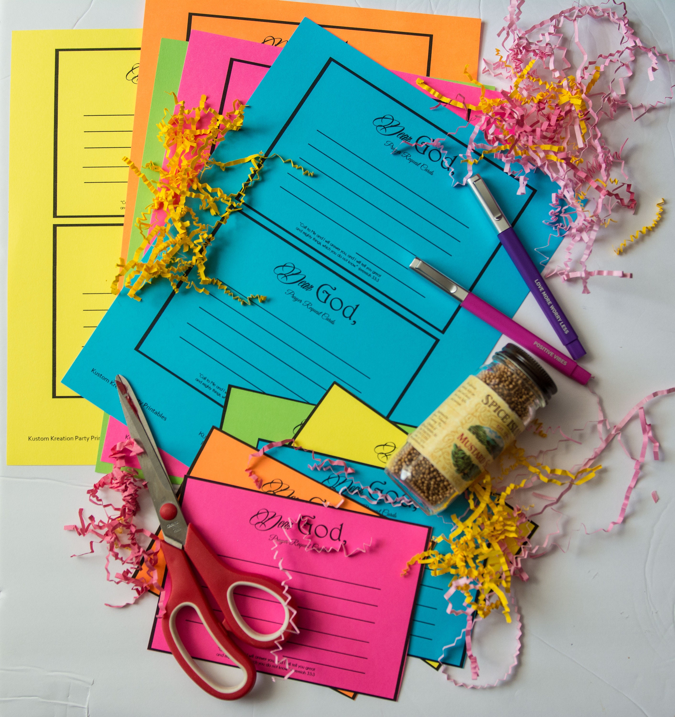 Dear God - Personalized Prayer Request Cards - Etsy