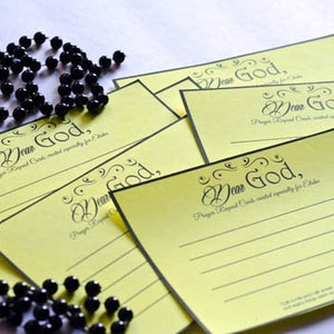Dear God - Personalized Prayer Request Cards - Etsy