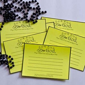 Dear God - Personalized Prayer Request Cards - Etsy