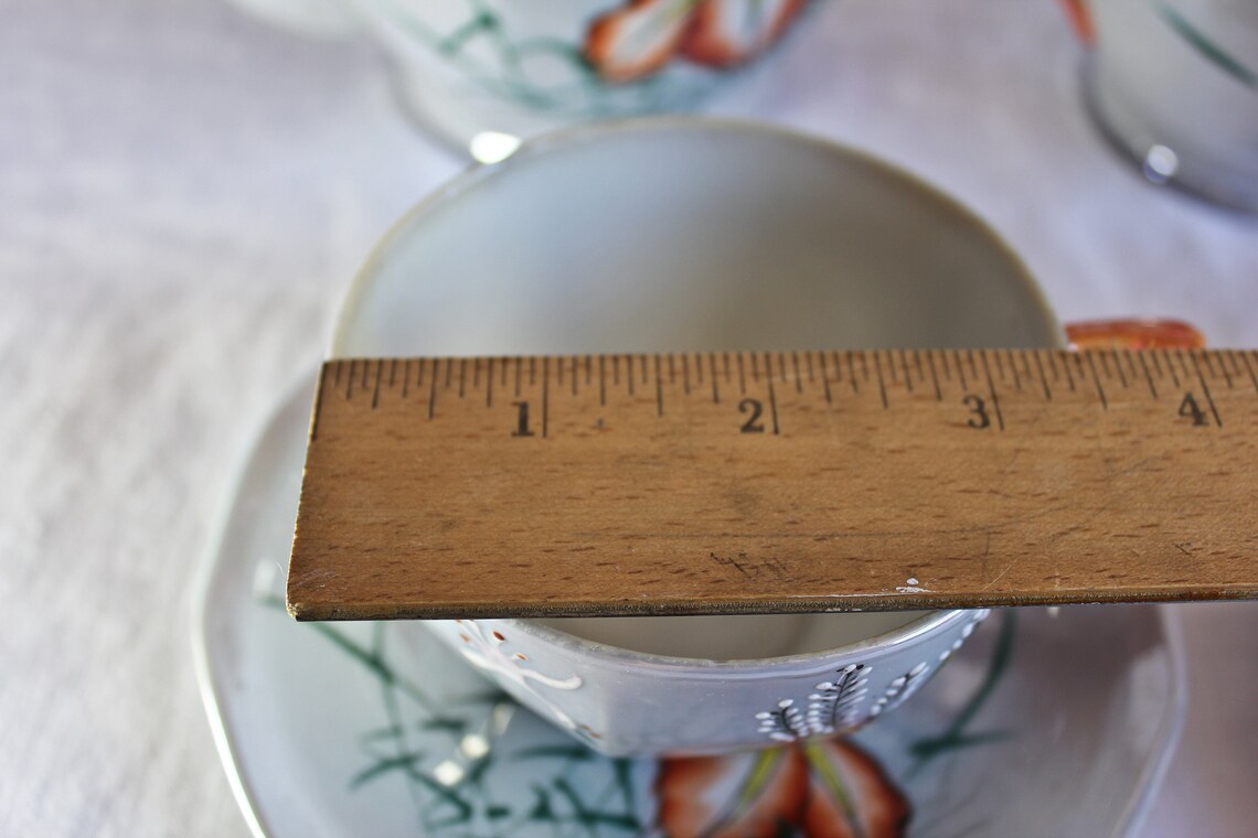 Vintage Hand Painted Six Piece Trico Tea Set C1940s 50s - Etsy