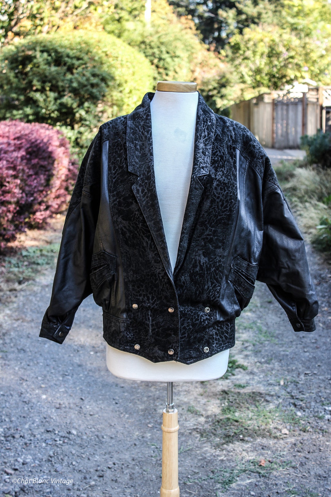 Winlit New York Black Leather Jacket, Circa 1980s, Eighties Era Winlit ...