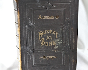 1870 Leather Book - Etsy