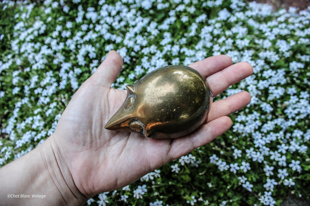 Brass Mouse Paper Weight, Brass Mouse, Brass Paperweight, Vintage Mouse ...