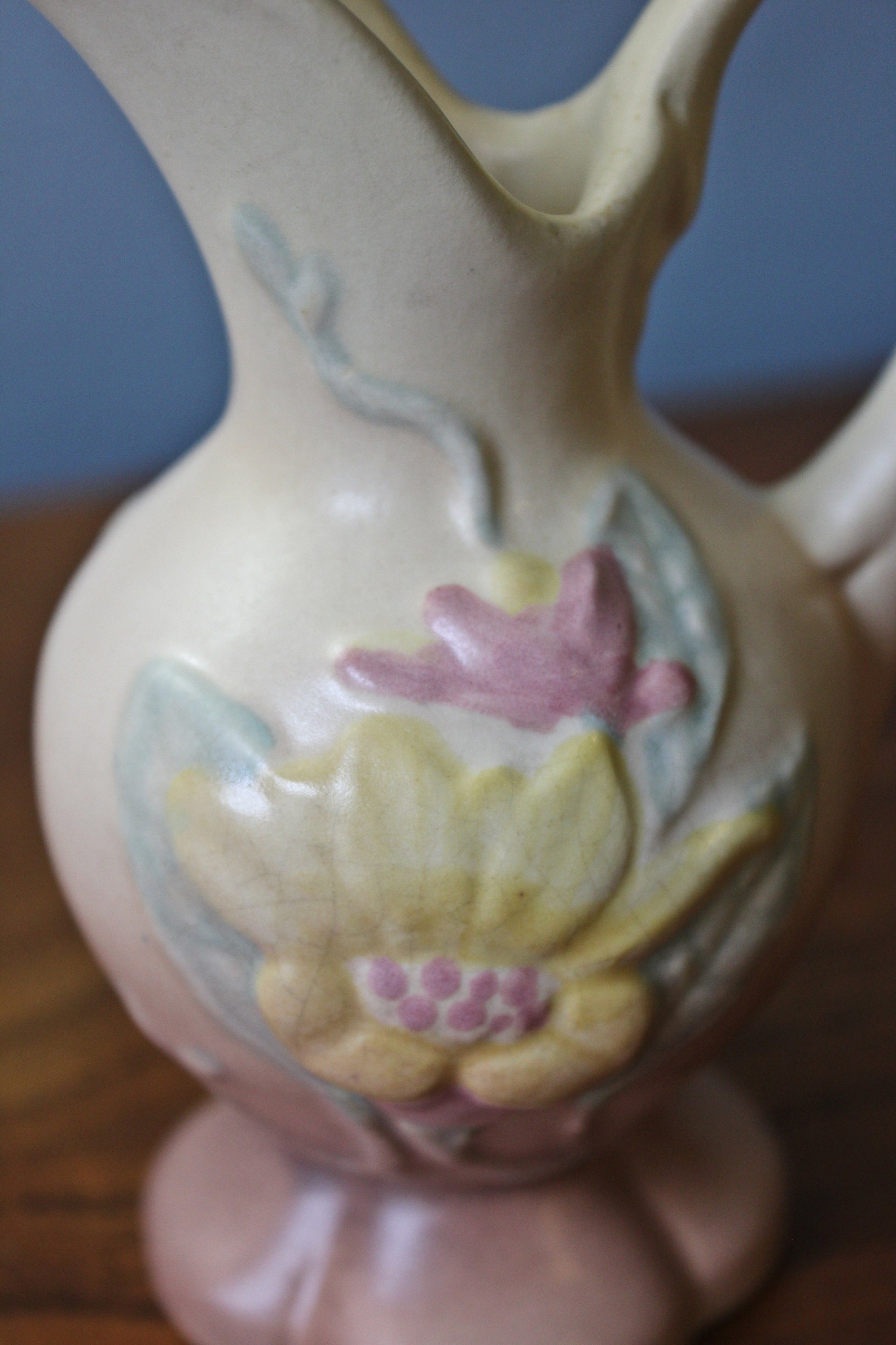 Small Pink and Yellow Hull Pitcher Circa 1950s Fifties Era - Etsy