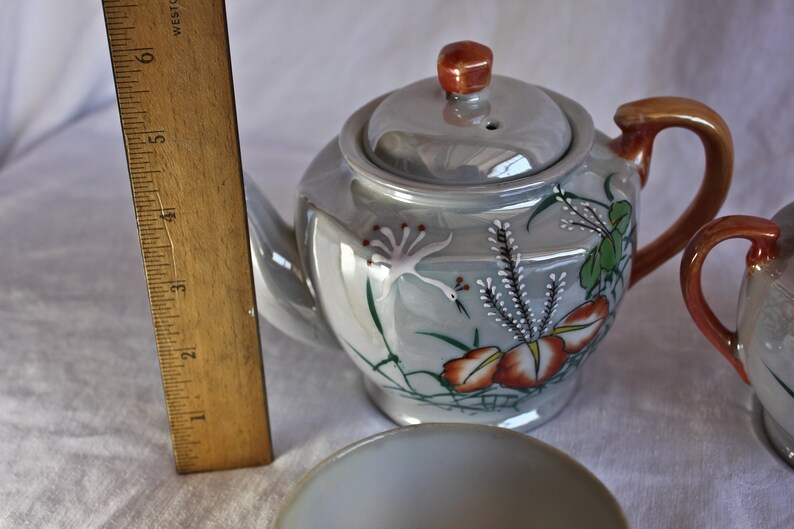 Vintage Hand Painted Six Piece Trico Tea Set C1940s 50s - Etsy