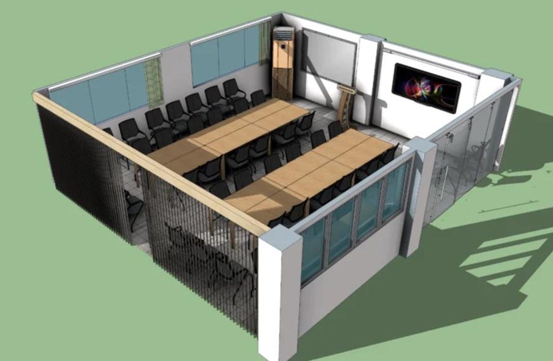3D Model of Conference Room - Etsy