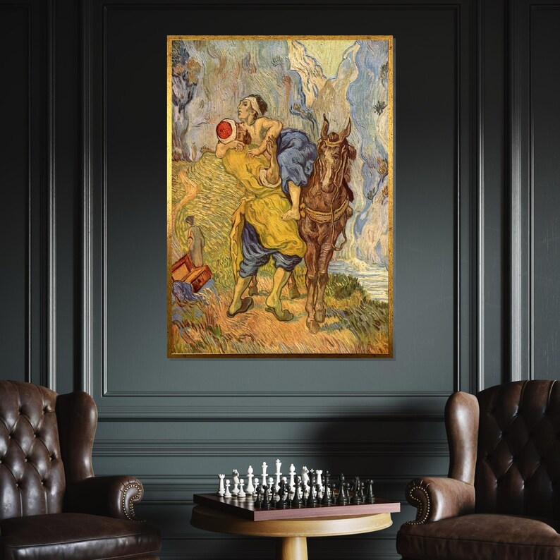 Van Gogh Good Samaritan, Canvas Wall Art, Classic Art Print ...