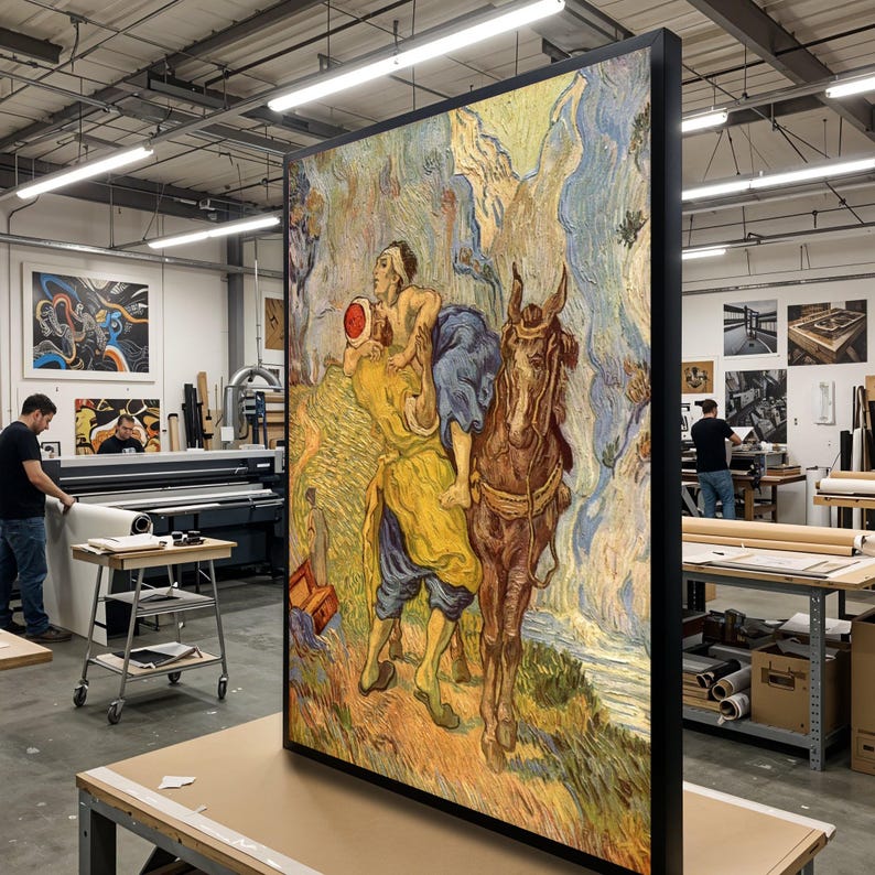 Van Gogh Good Samaritan, Canvas Wall Art, Classic Art Print ...