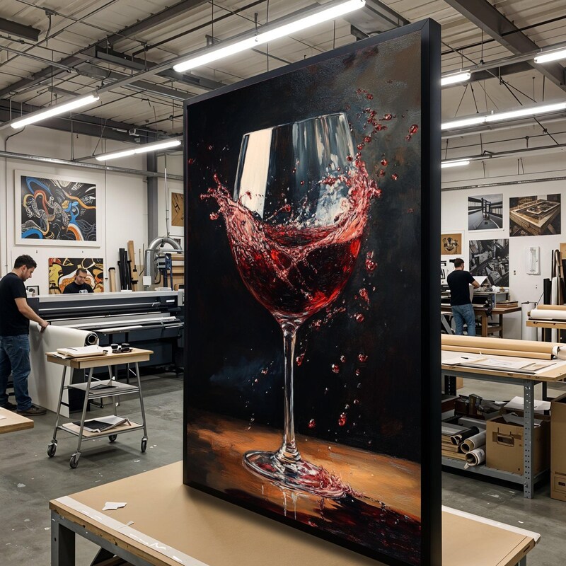 Wine Art Print - Etsy