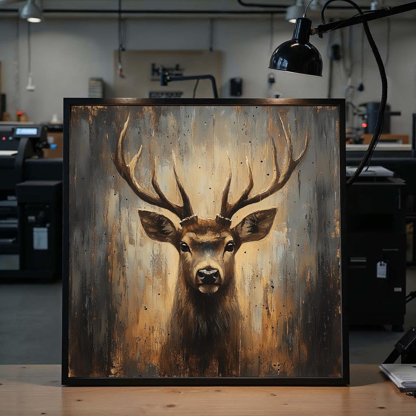 Majestic Stag Canvas, Deer Wall Art, Nature Inspired Canvas, Wall Art ...
