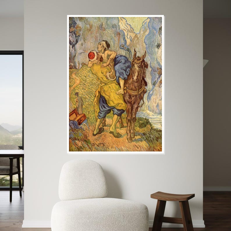 Van Gogh Good Samaritan, Canvas Wall Art, Classic Art Print ...