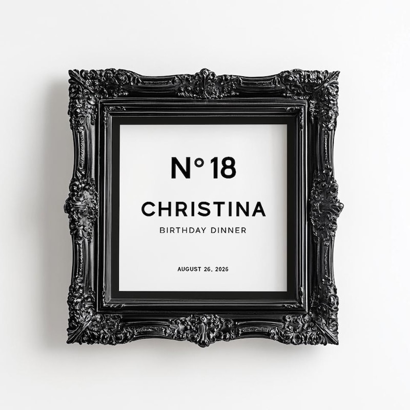 Birthday Chanel Logo - Etsy UK