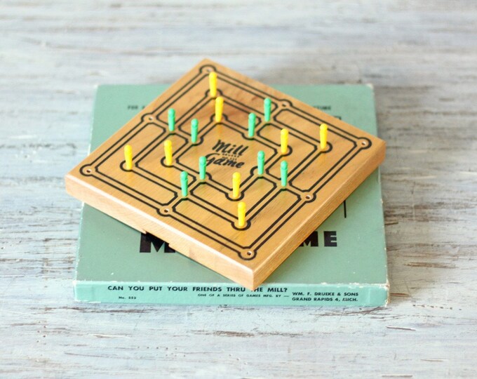Mill Board Game - Etsy