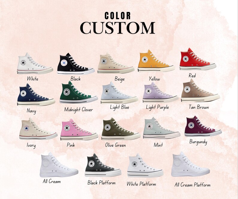 Custom Converse Chuck Taylor Tropical Embroidered Converse Shoes ...