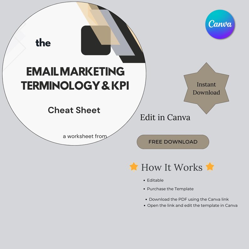 Email Marketing Kpi Cheat Sheet, Marketing Campaign Tracker, Digital Marketing Sales Tracker ...