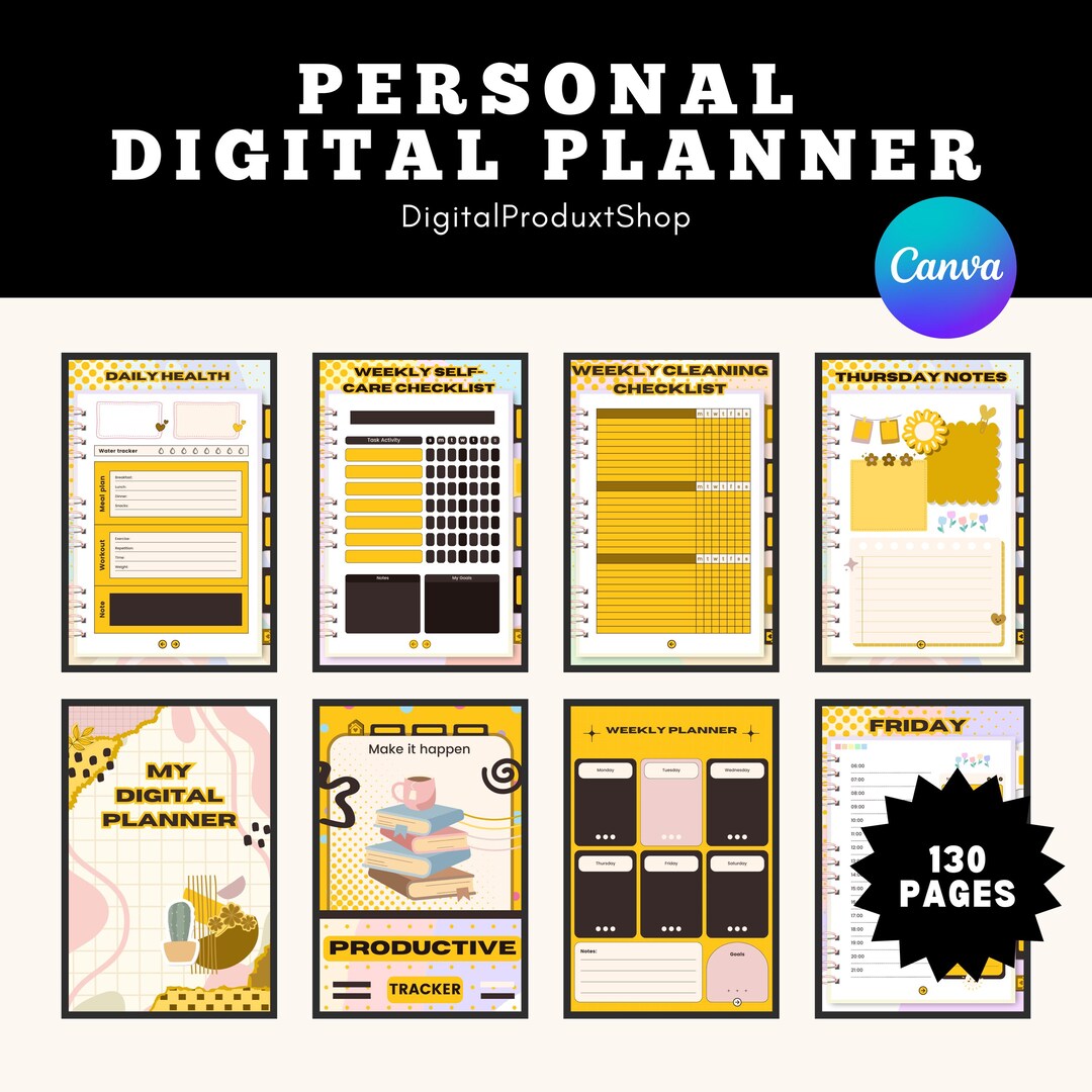 All-in-one Personal Digital Planner 2025 Digital Planner, Digital ...