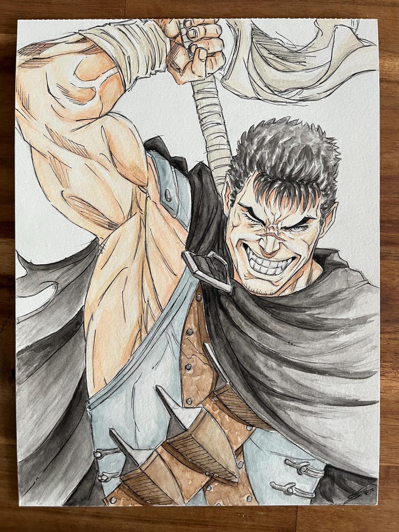 Guts ~ Berserk - Etsy