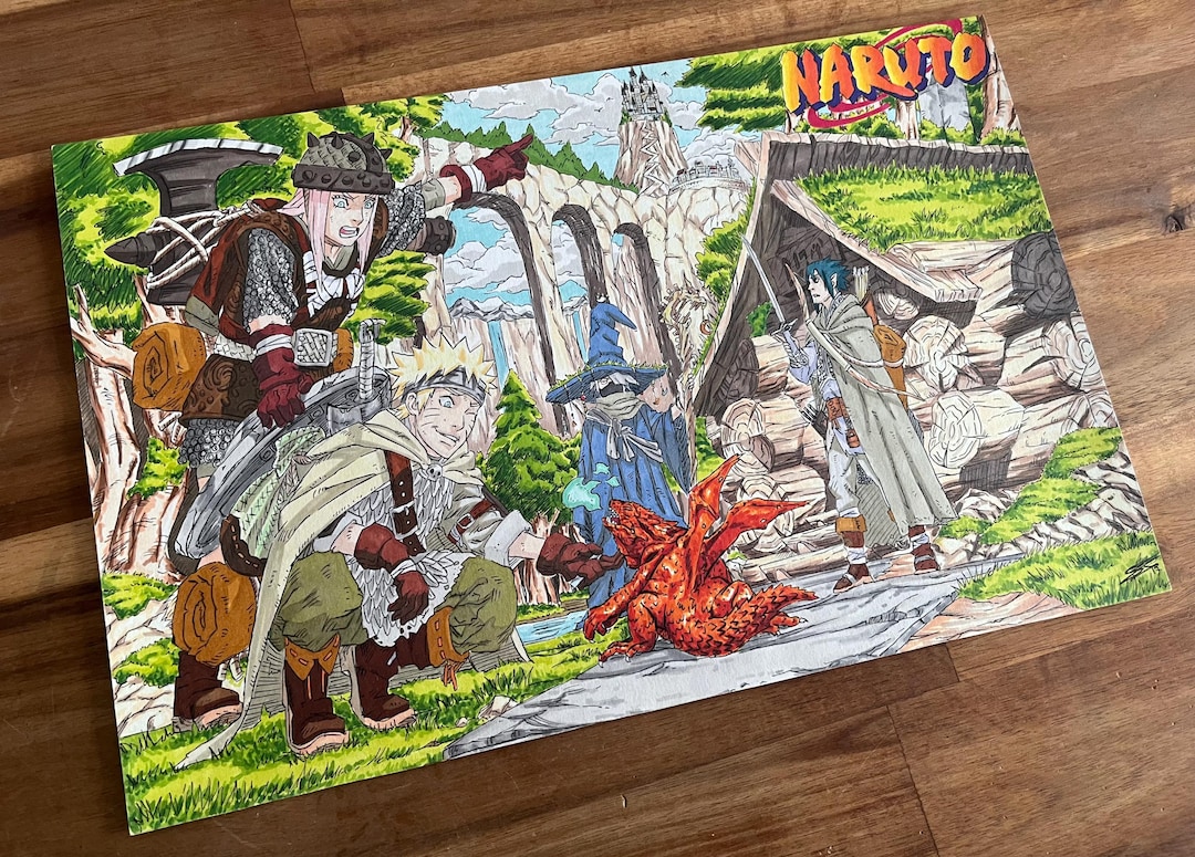 Naruto Medieval Fantasy - Etsy