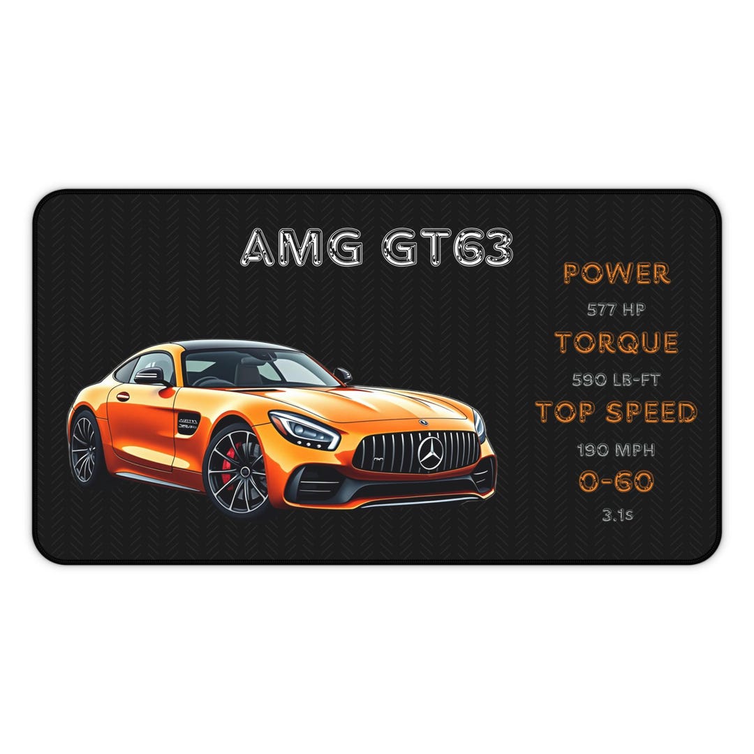 AMG GT63 Desk Mat | Gaming Mouse Pad for Car Enthusiasts | Gifts for ...