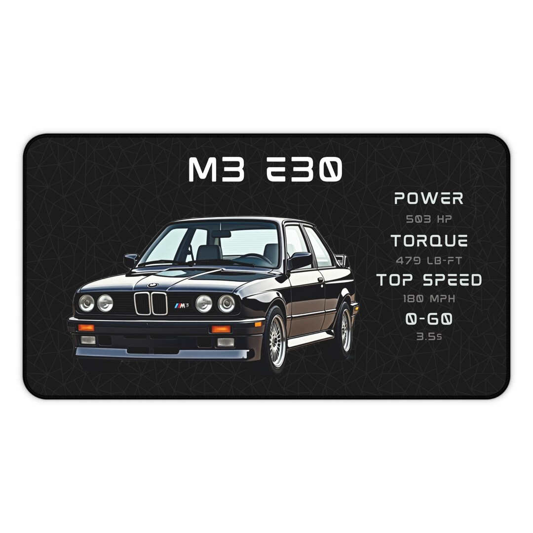 M3 E30 Car Enthusiast Gift, Gaming Mouse Pad, Office Decor ...