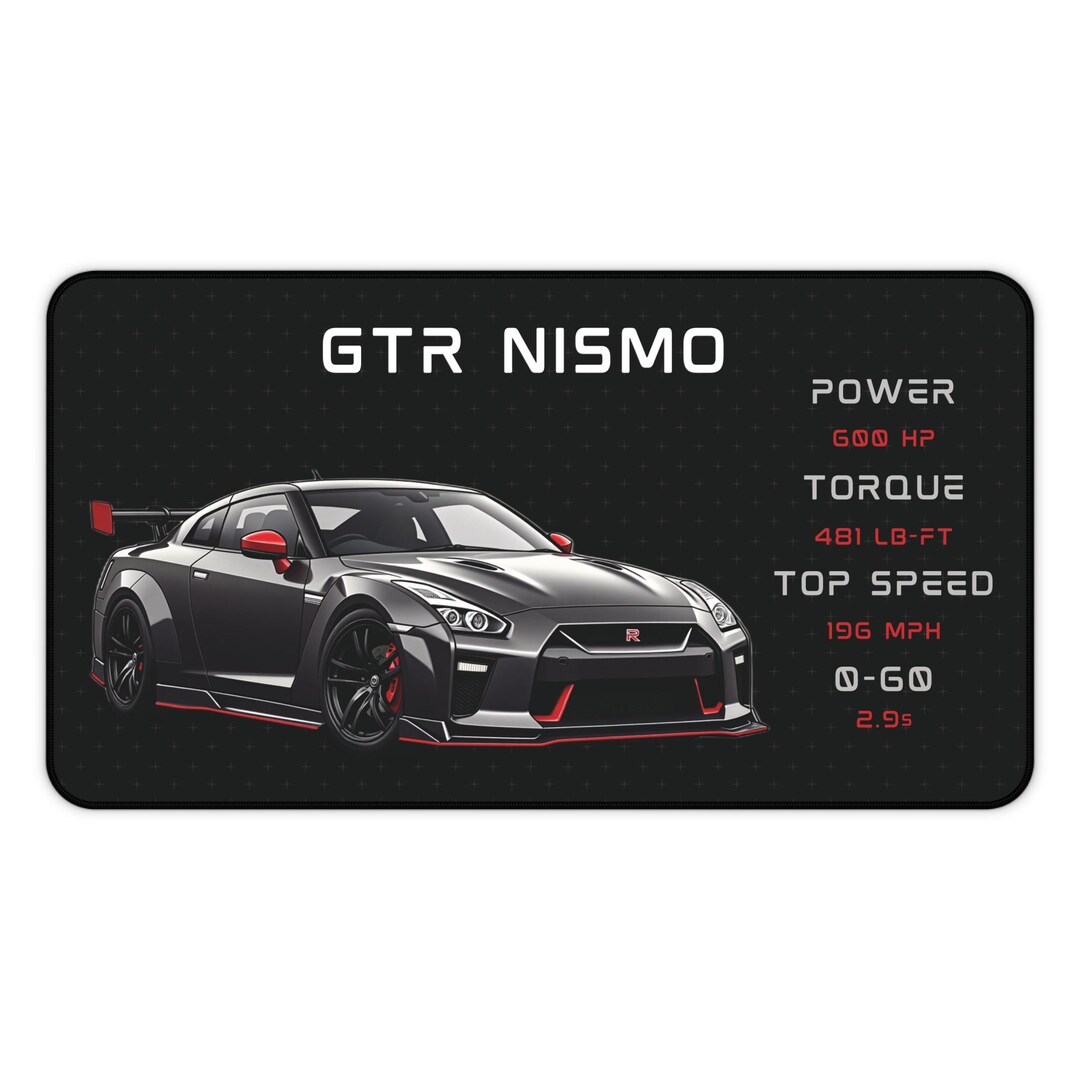 GTR R35 Nismo | Gaming Desk Mat | Mouse Pad for Car Enthusiasts | Gifts ...
