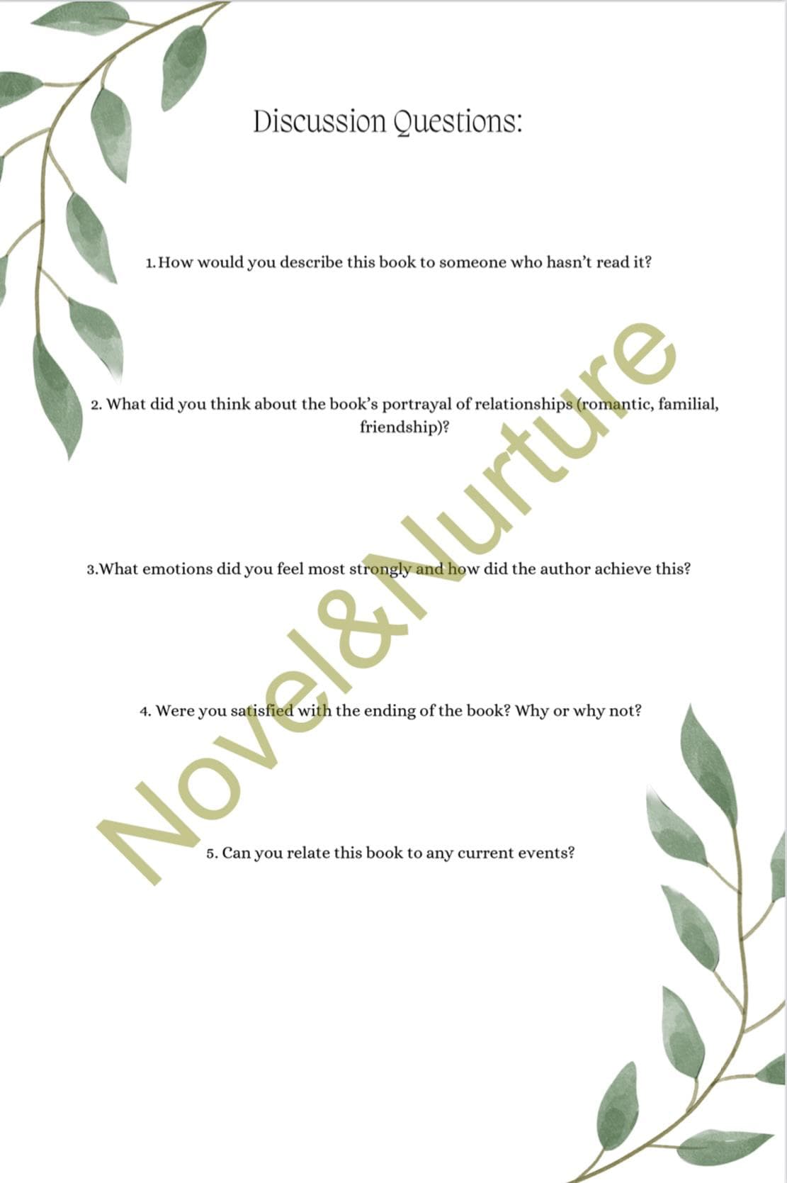 Book Club Blueprint: A Beginner's Guide - Etsy
