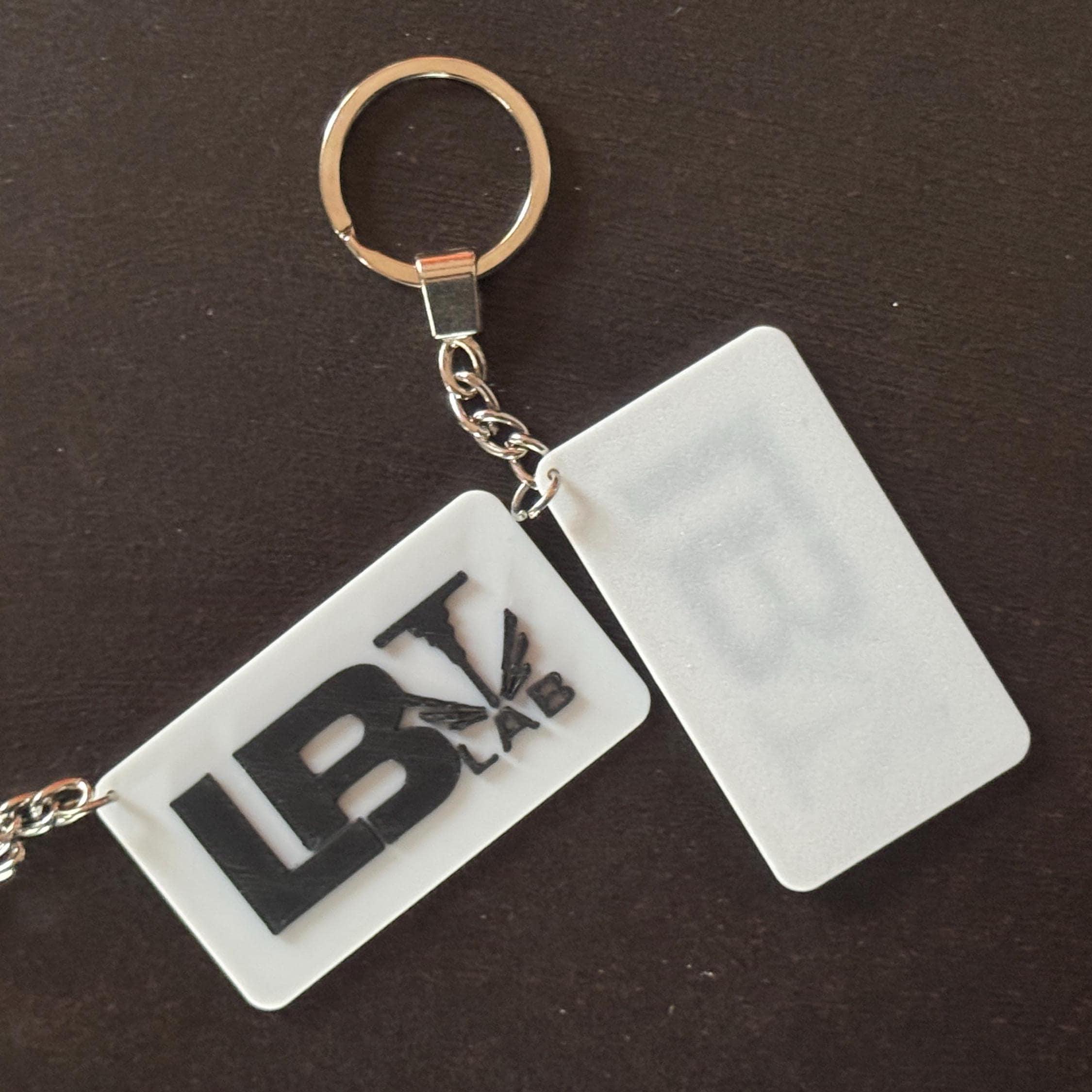 Personalized 3D Printed Logo Keychain – Custom Corporate Gift - Etsy
