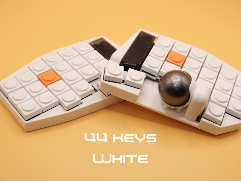 Ready to Use WIRELESS Keyball With a Trackball / Split Keyboard /choc ...