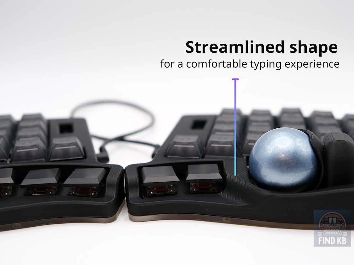 Ready to Use Keyball NEO With a Trackball 61 Keys/ Split Keyboard - Etsy