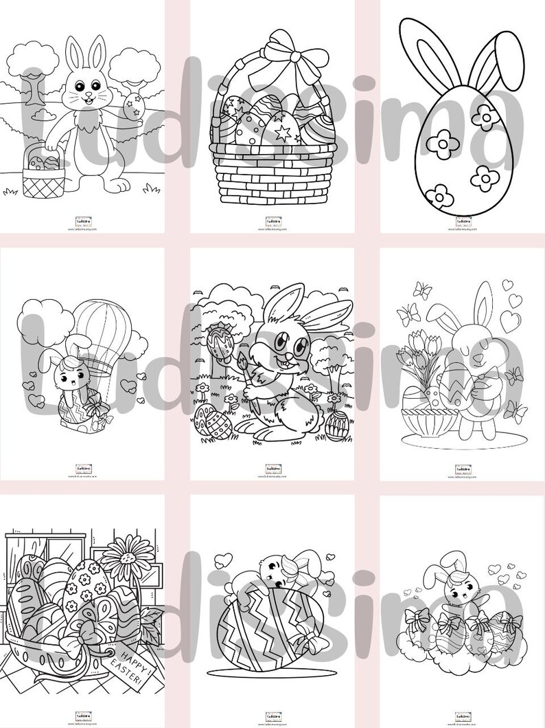Easter Coloring Pages | 50 Printable Easter Coloring Sheets for Kids ...