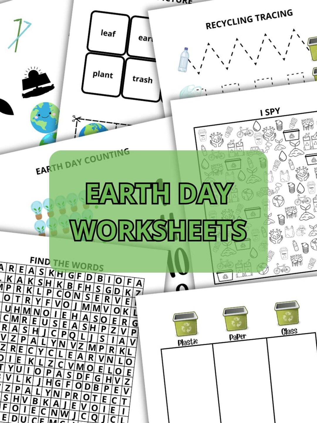 Earth Day Activities for Kids | Printable Worksheets for Preschool ...