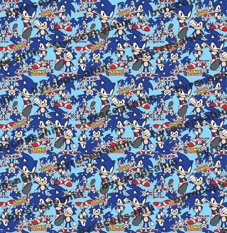 Sonic Pattern - Etsy