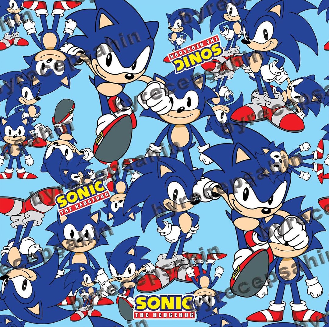 Sonic Pattern - Etsy