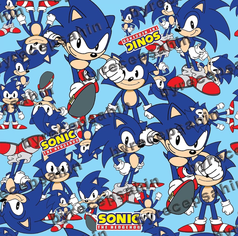 Sonic Pattern - Etsy