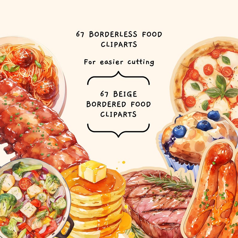 Printable Kitchen Decoration Board Wall Art DIY Papercraft Recipe ...