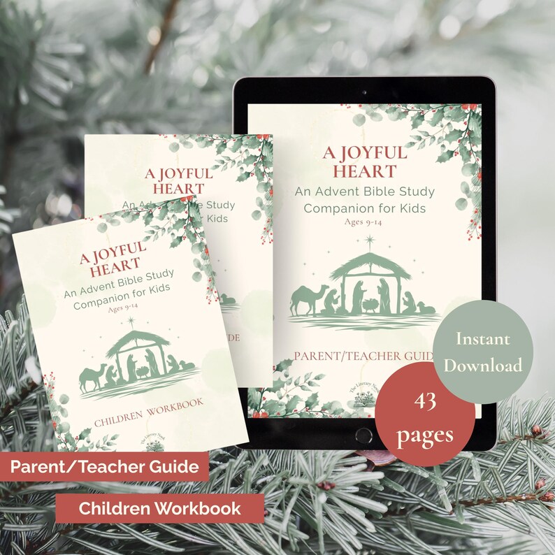 A Joyful Heart Advent Bible Study & Workbook | Christian Homeschool ...