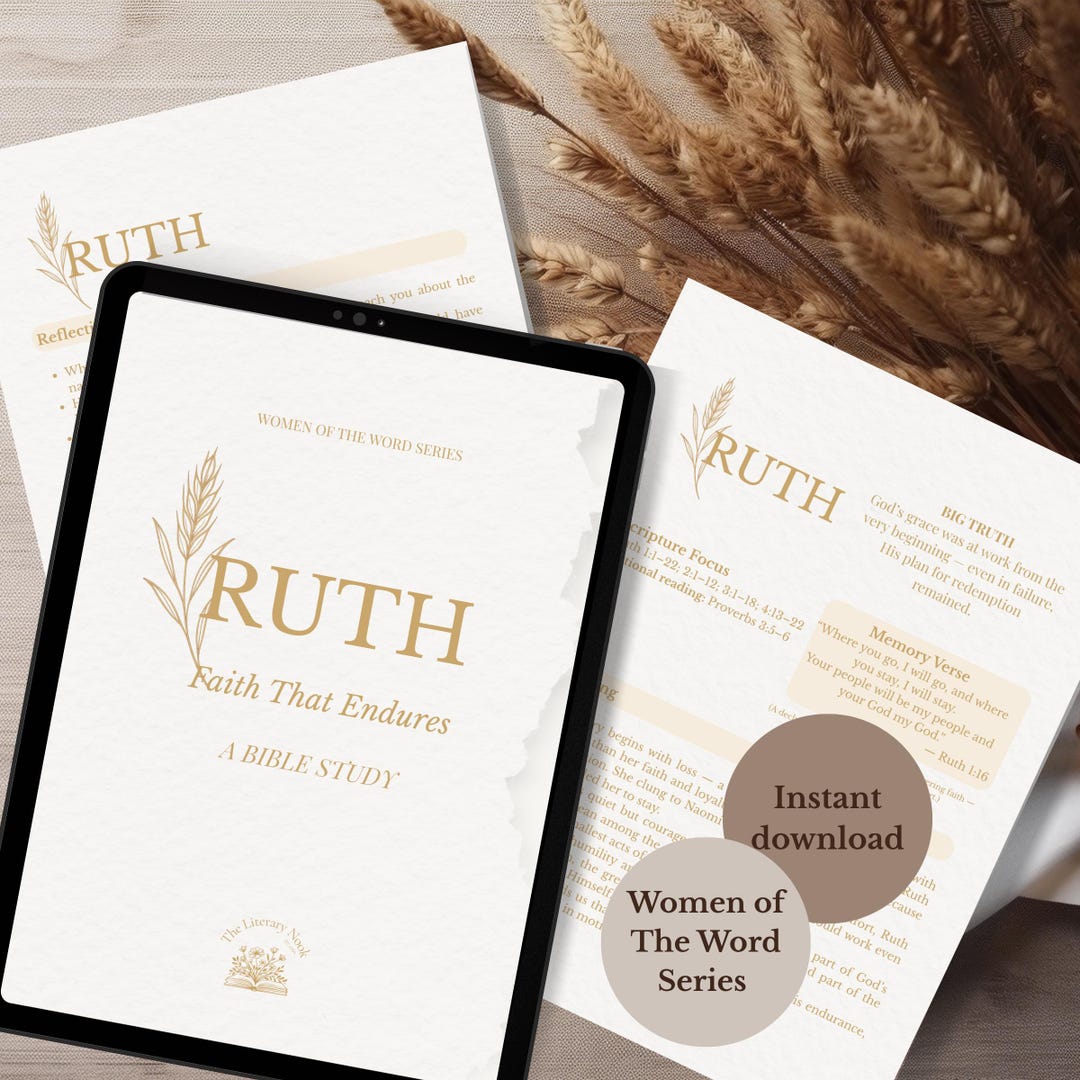 Ruth Bible Study Printable | Women of the Word Series | Christian ...
