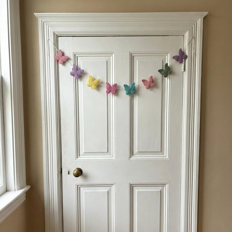 Felt Butterfly Bunting - Etsy