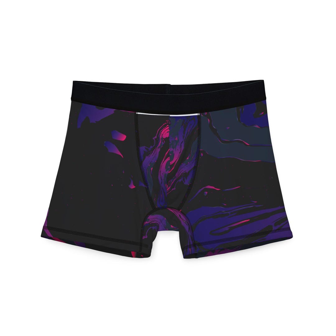 Space Boxers, Galaxy Print Men's Underwear, Cosmos Design Trunks, Outer ...