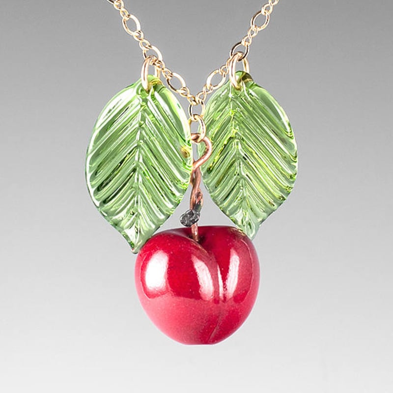 Cherry Tree Necklace - Etsy