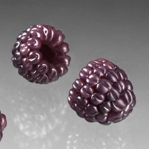 Glass Fruit Collection, Hand Blown Glass Art, Glass Berries in Glass ...