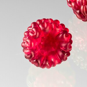 Hand Blown Glass Art, Glass Raspberry, Sculptures & Figurines, Fake ...