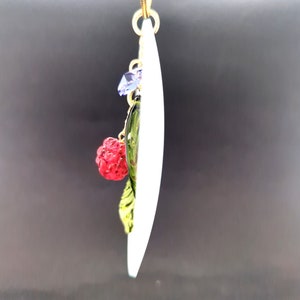 Glass Raspberry Christmas Ornament: Hand Blown Glass Ornament by ...