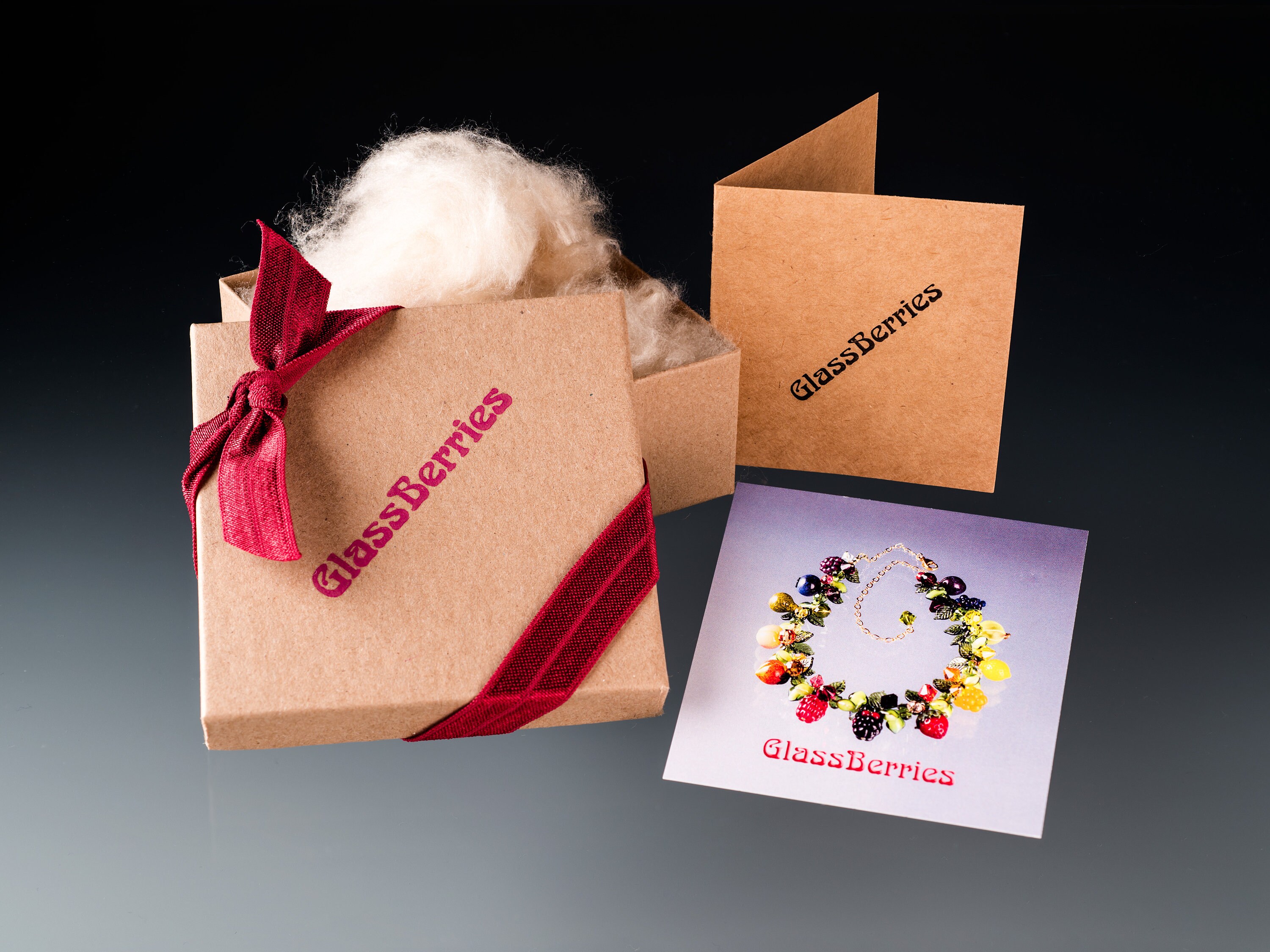 Hand Blown Glass Ornament: Raspberry and Five Leaves by - Etsy