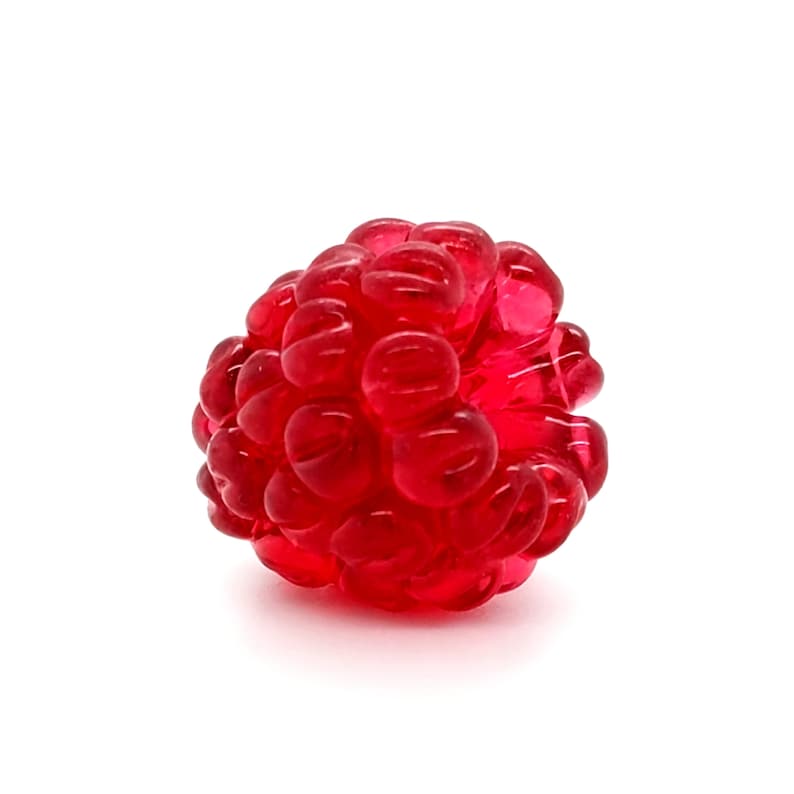 Hand Blown Glass Art, Glass Raspberry, Sculptures & Figurines, Fake ...