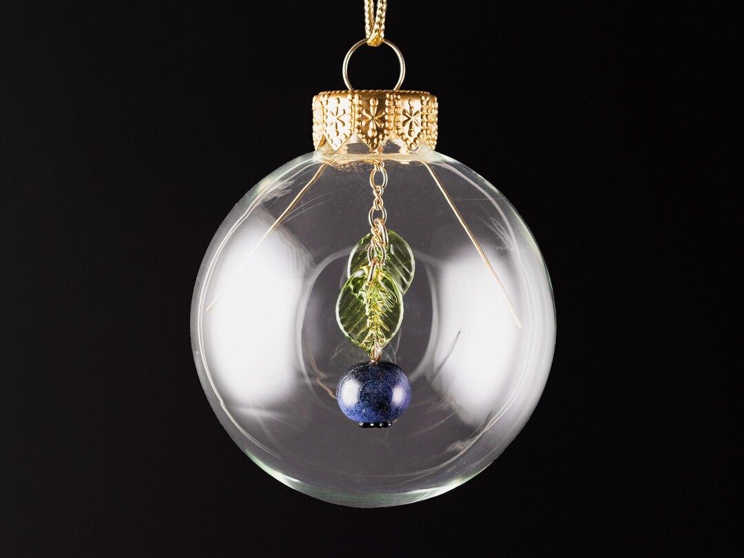 Blueberry Ornament by Glassberries, Blown Glass Christmas Ornament ...